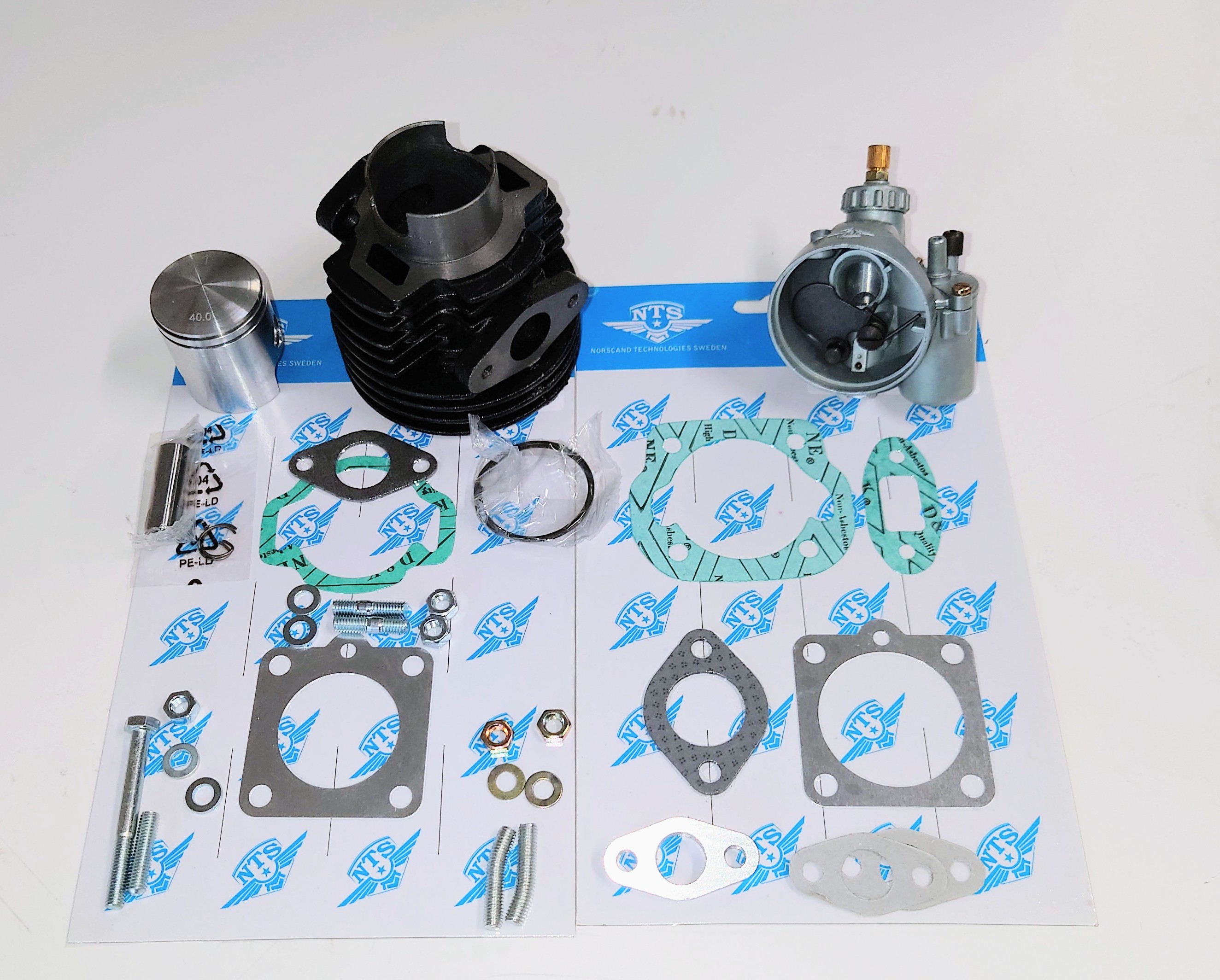 Trimkit: Mini trimkit Puch. Oportad 60cc cylinder med 12mm kolvbult ...