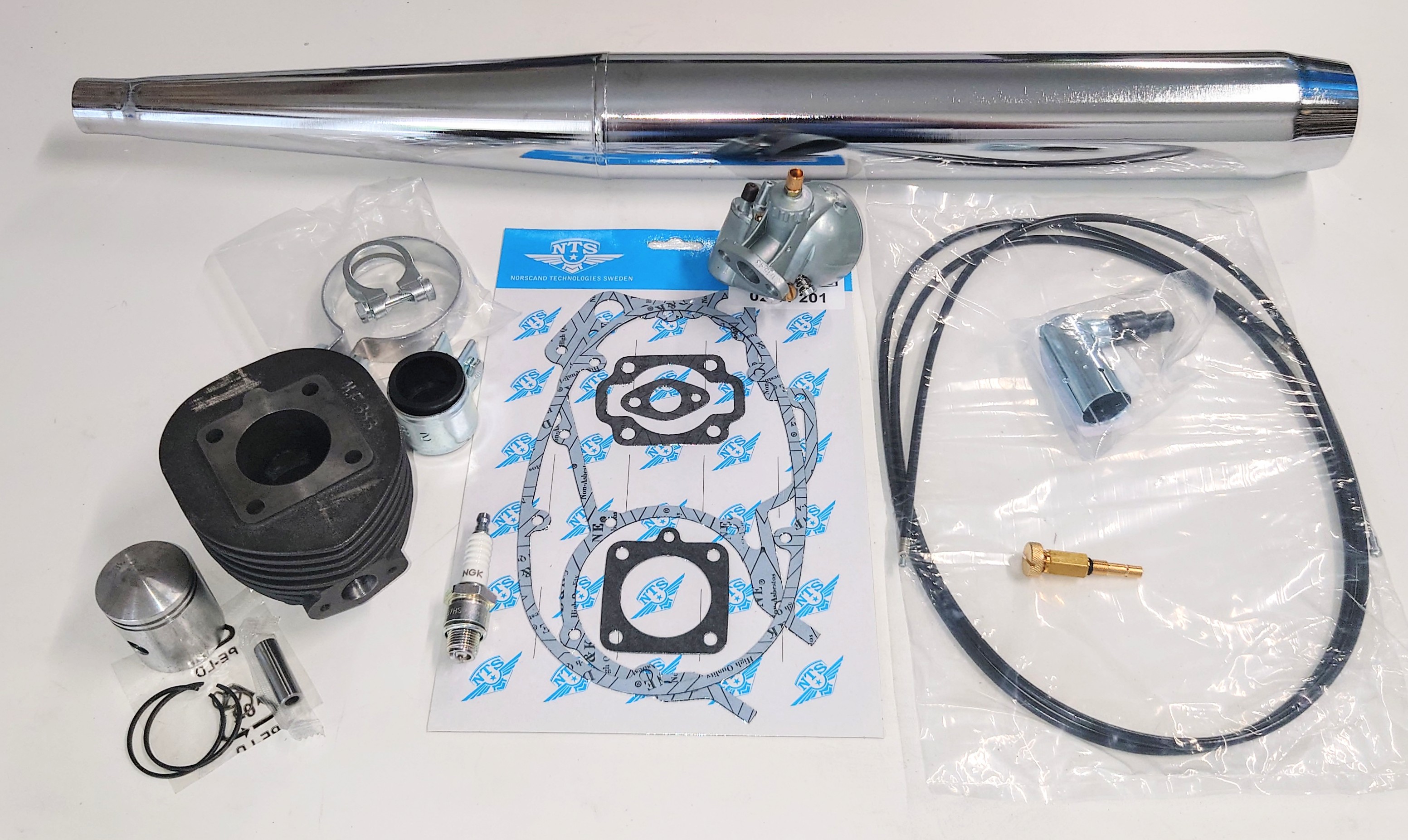 ILO: Trimkit ILO G50 Piano, portad 50cc cylinder. NTS cylinder.